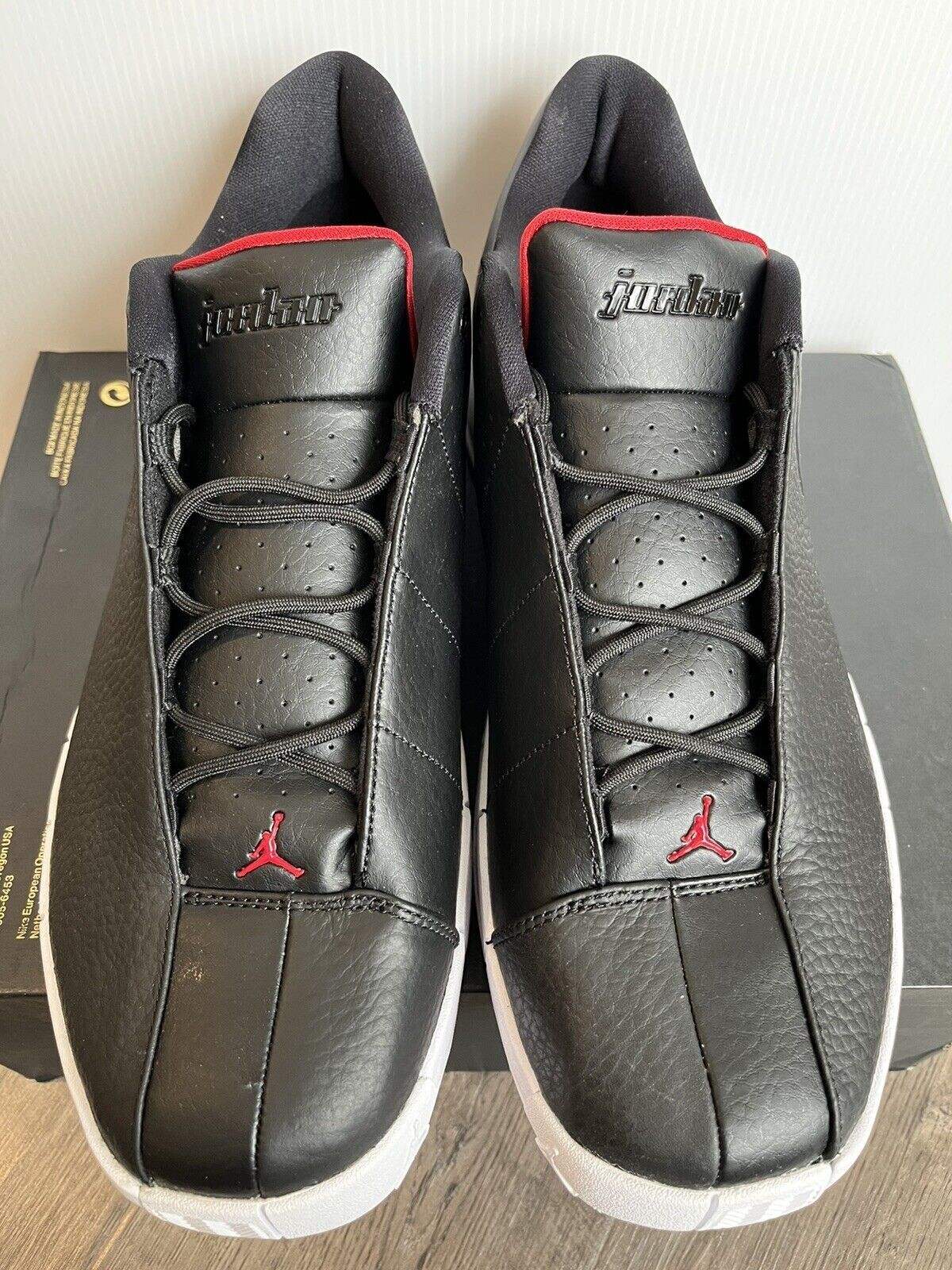 Nike Air Jordan Team Elite TE 2 Low Black Gym Red Sneakers Mens Brand ...