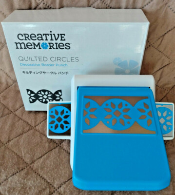 Creative Memories QUILTED CIRCLES Decorative Border Punch StandAlone ...