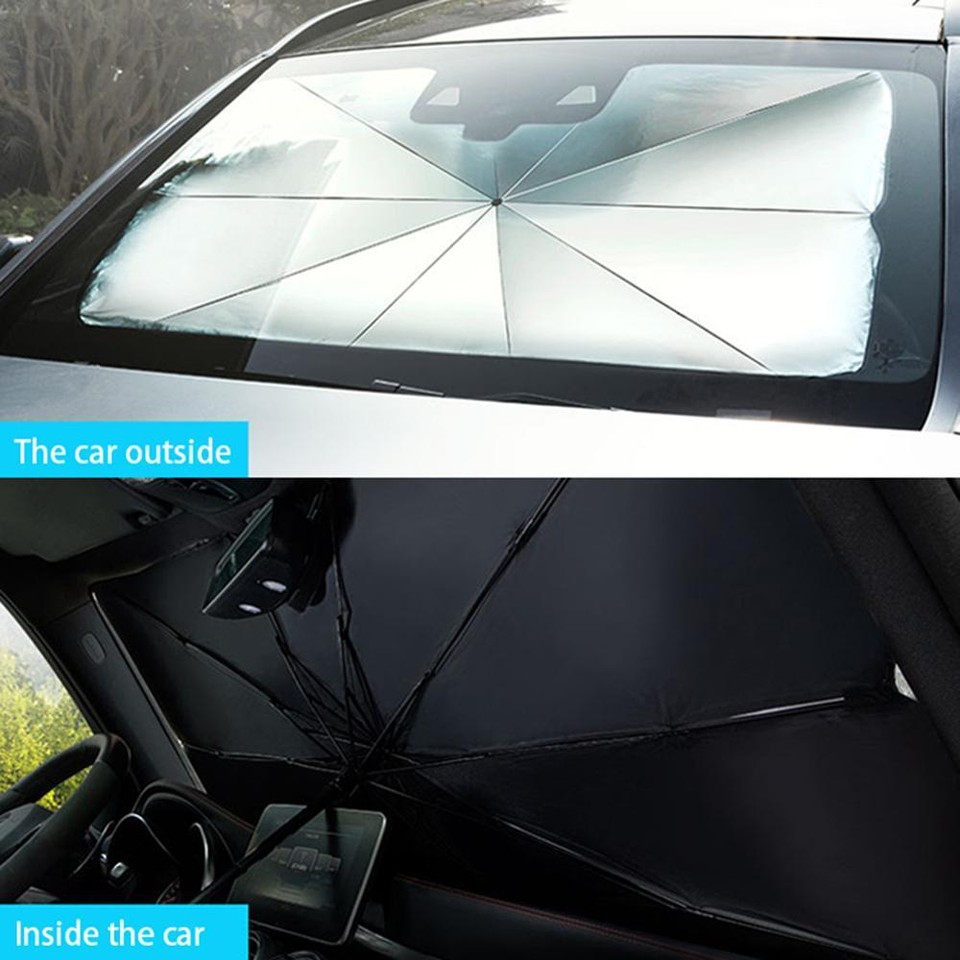 Foldable Car Windshield Sunshade Front Window Cover Visor Sun Shade ...