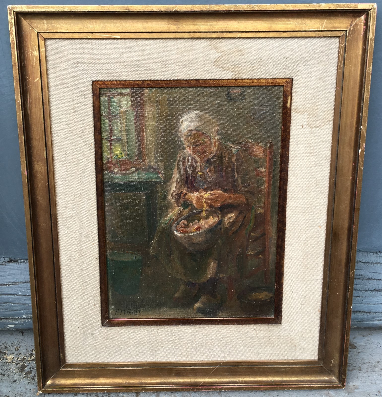 POTHAST Bernard (1882-1966) (Attributed) Dutch Painter - gorgeous, Oil ...