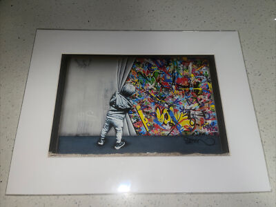 Martin Whatson Behind the Curtain Print From Art Basel 2018 Matter With ...