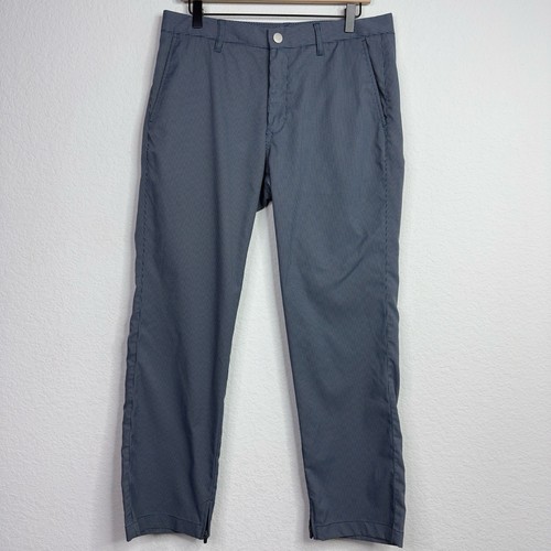 Bonobos Golf Pants Mens 33/30 Gray Houndstooth Straight Performance ...