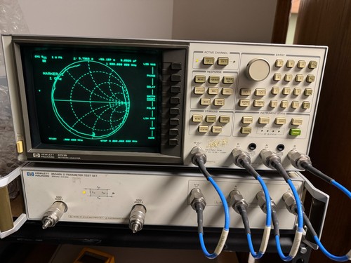 HP Agilent 8753B Network Analyzer & 85046A S-Parameter Test Set 300kHz ...