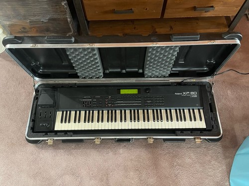 Roland XP-80 Synthesizer Keyboard Music Workstation With SKB Hard Case ...