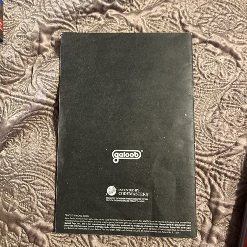 Game Genie SNES Code Update Bonus Book 50 More Games | eBay