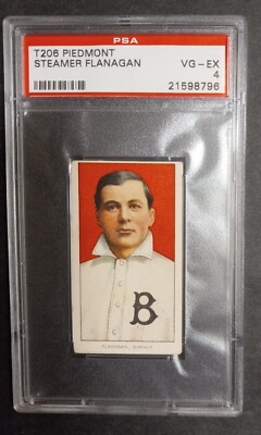1909-11 T206 - Steamer Flanagan - Piedmont 350 - PSA 4 VG-EX | eBay