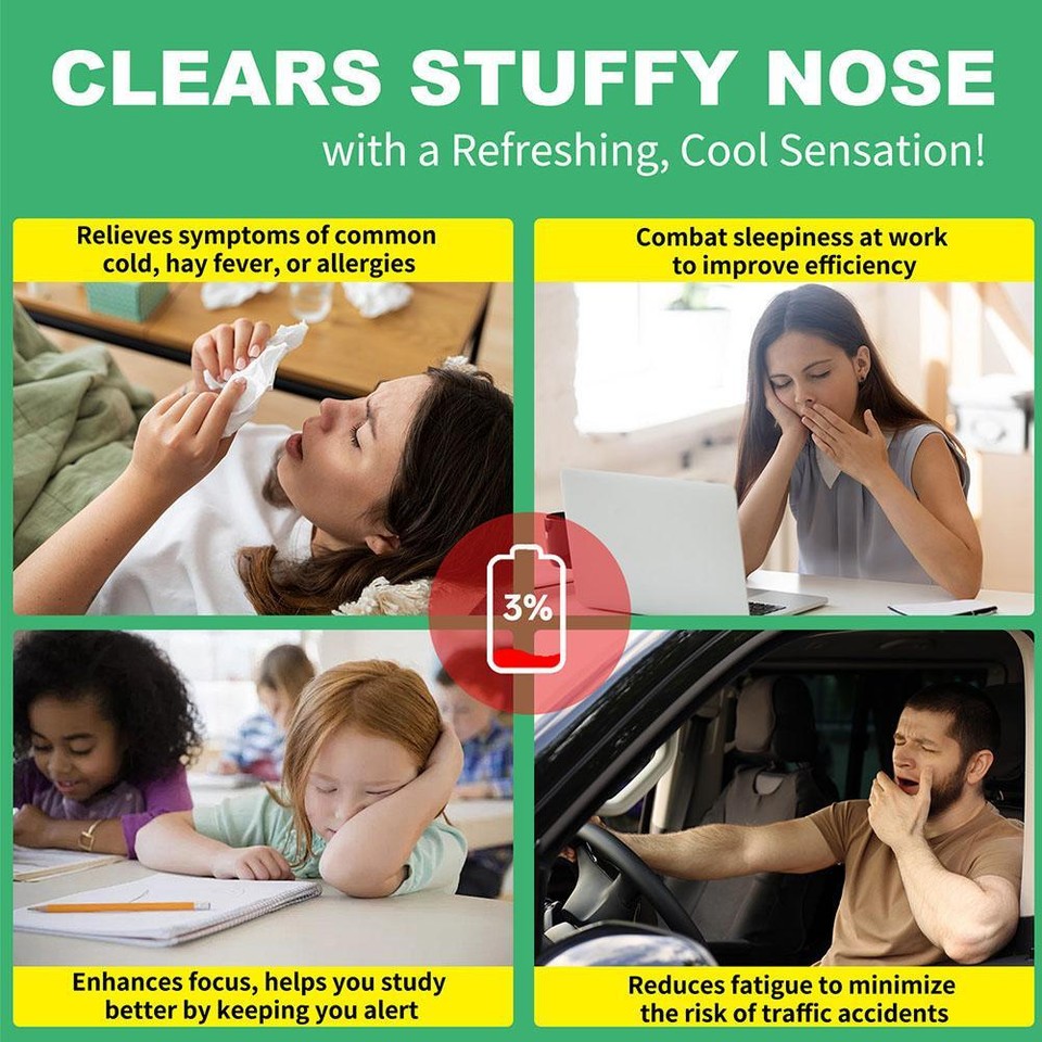 !Nasal Stick Inhaler Mixed Nasal Set Enhances Breathing Nasal Suction ...