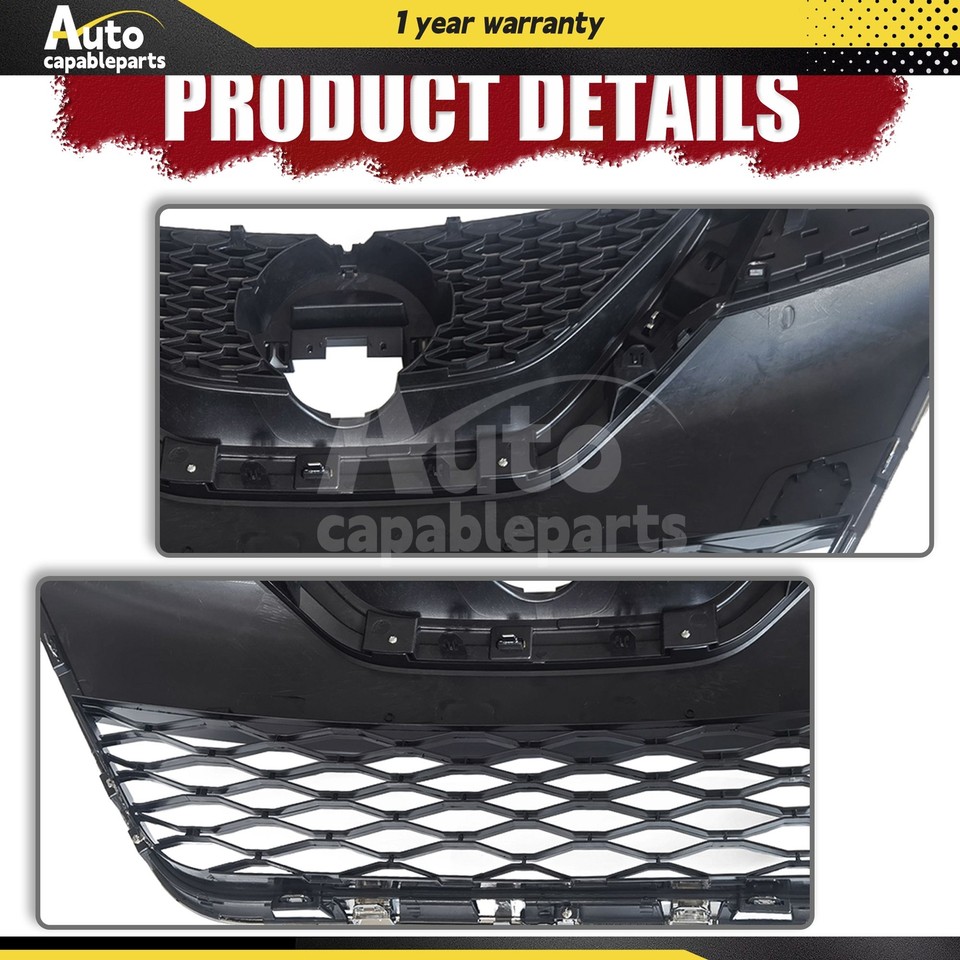 Front W/ Chrome Trim Grille For 2016 17 18 Nissan Maxima NI1200284 ...