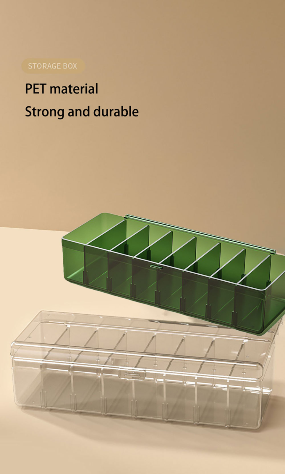 Transparent Acrylic Trading Card Storage Box Organizer, Card Collector ...