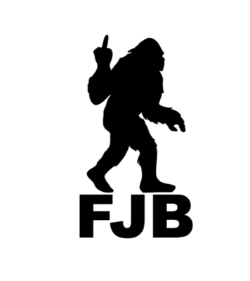 FJB Bigfoot Sasquatch Middle Finger F Joe Biden Funny Trump Vinyl ...