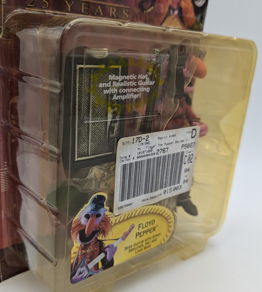 MOC 2002 Palisades Muppet Show 25 Years Series 2 Floyd Pepper Red Shirt ...