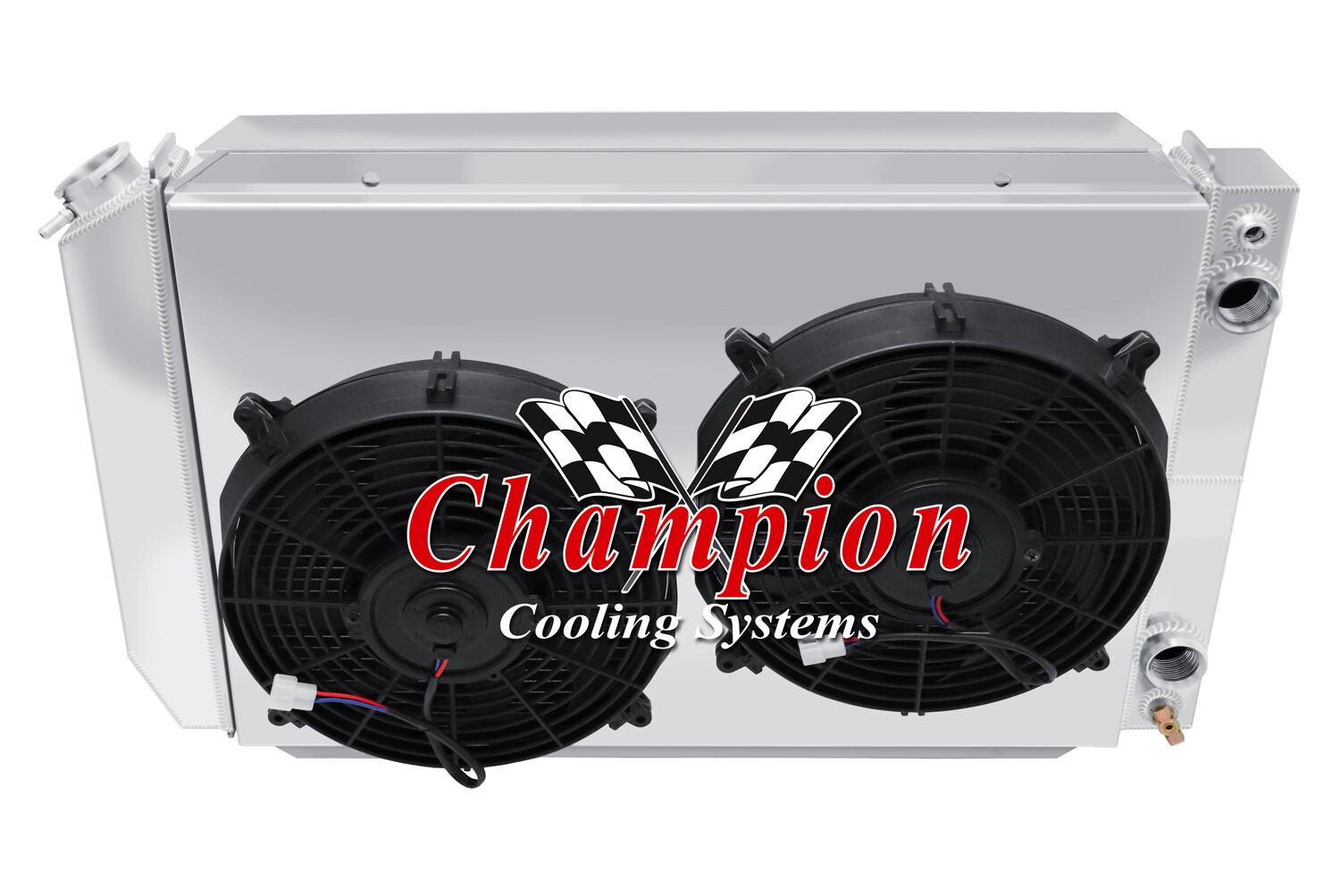 BC Champion 3 Row Radiator,12" Fans,Shroud,1 1/4,1 1/2-1979-1993 ...