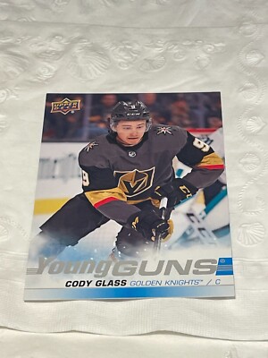 2019-20 Cody Glass JUMBO Young Guns Upper Deck Series 1 Hockey Rookie ...