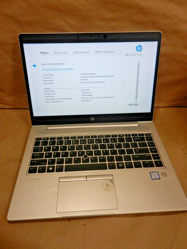 HP EliteBook 840 G6 Intel Core i5-8365U @ 1.60GHz / 8GB RAM / NO HDD ...