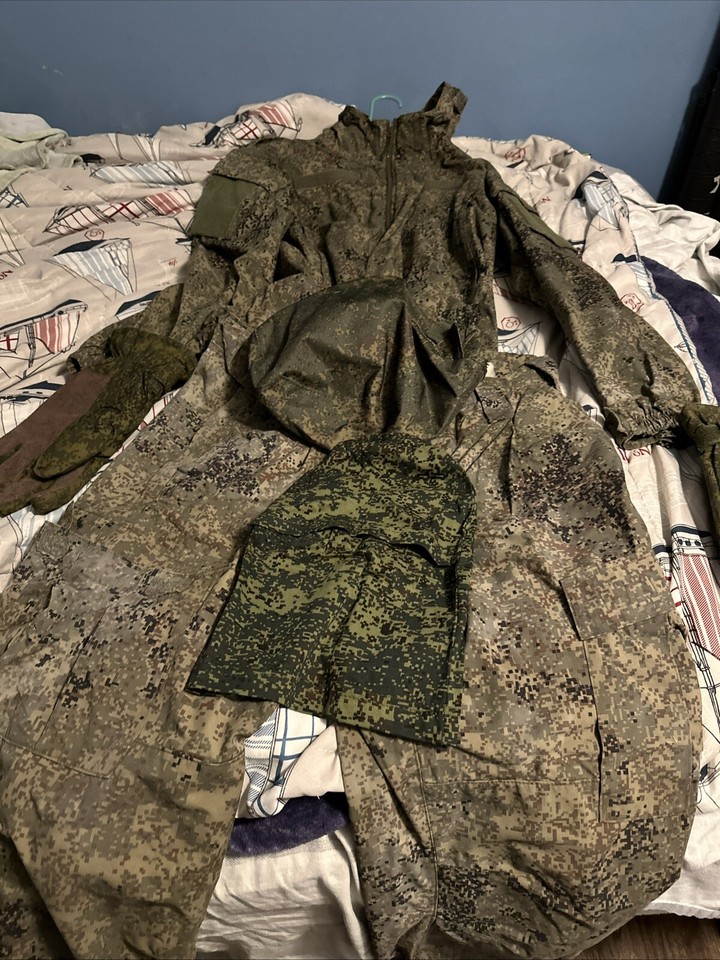 Russian Ratnik EMR Camo Winter Parka Set With Set | eBay