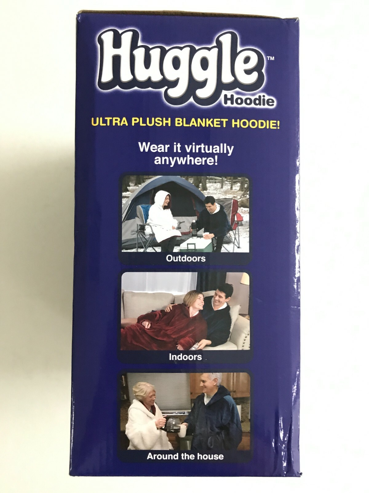 Huggle Hoodie Ultra Plush Blanket Hoodie - Brand New - Cozy Warm Soft ...