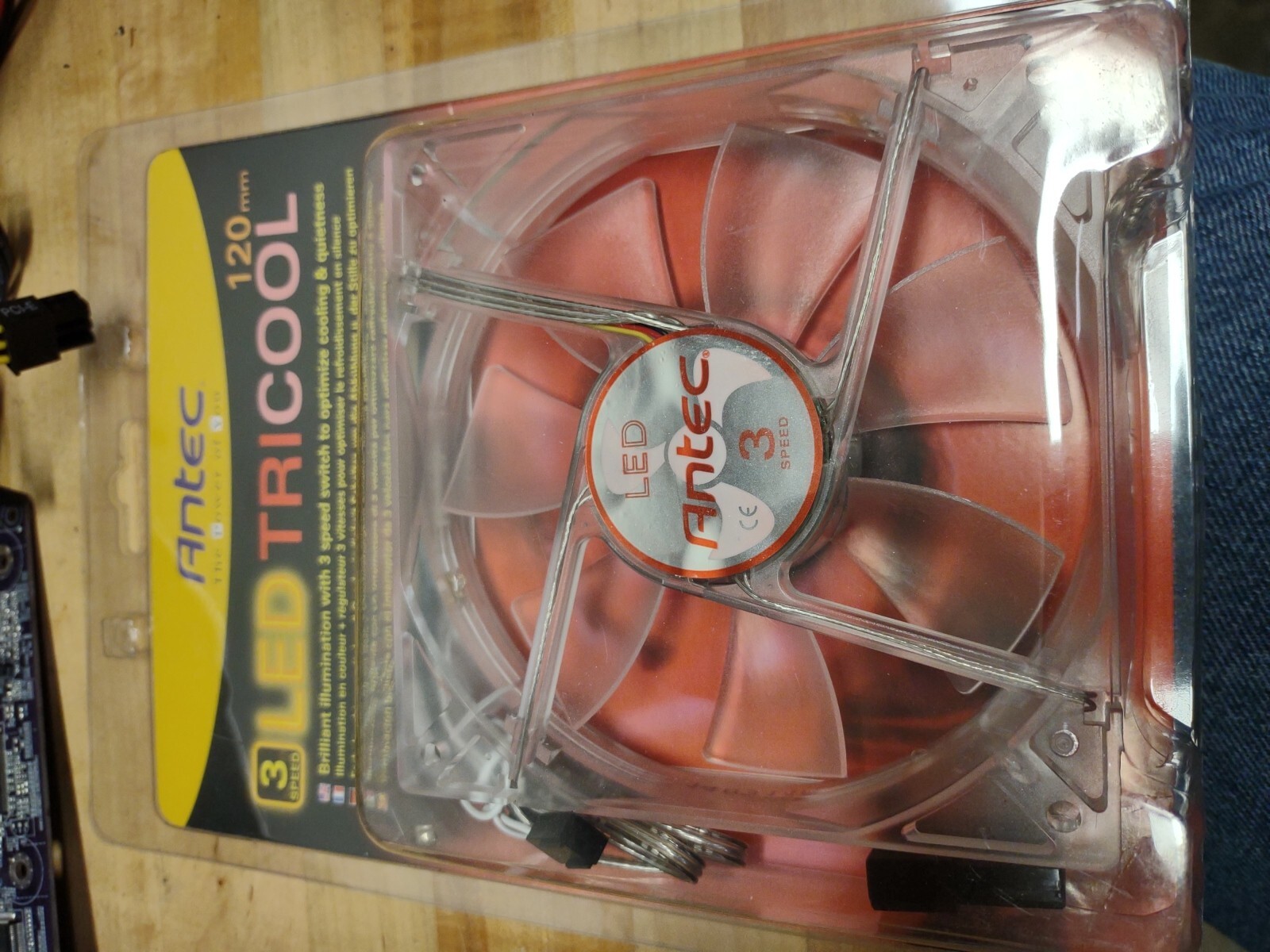 Antec Inc TRICOOL120MMREDLED TriCool 120mm Red LED Fan for sale online ...