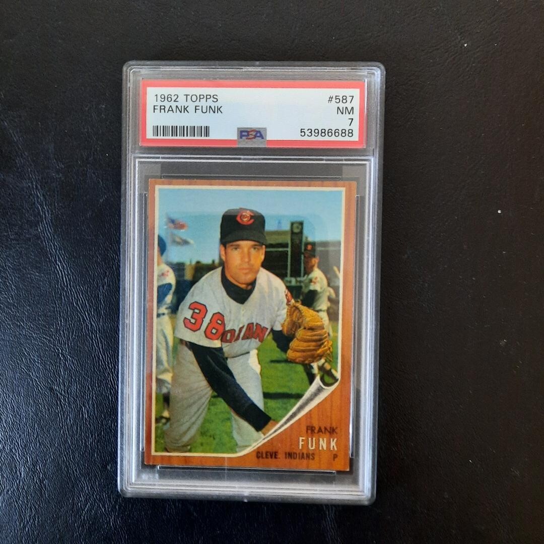 1962 Topps - High # #587 Frank Funk for sale online | eBay