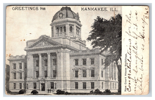 Kankakee County Court House Kankakee Illinois IL DB Postcard Y6 | eBay