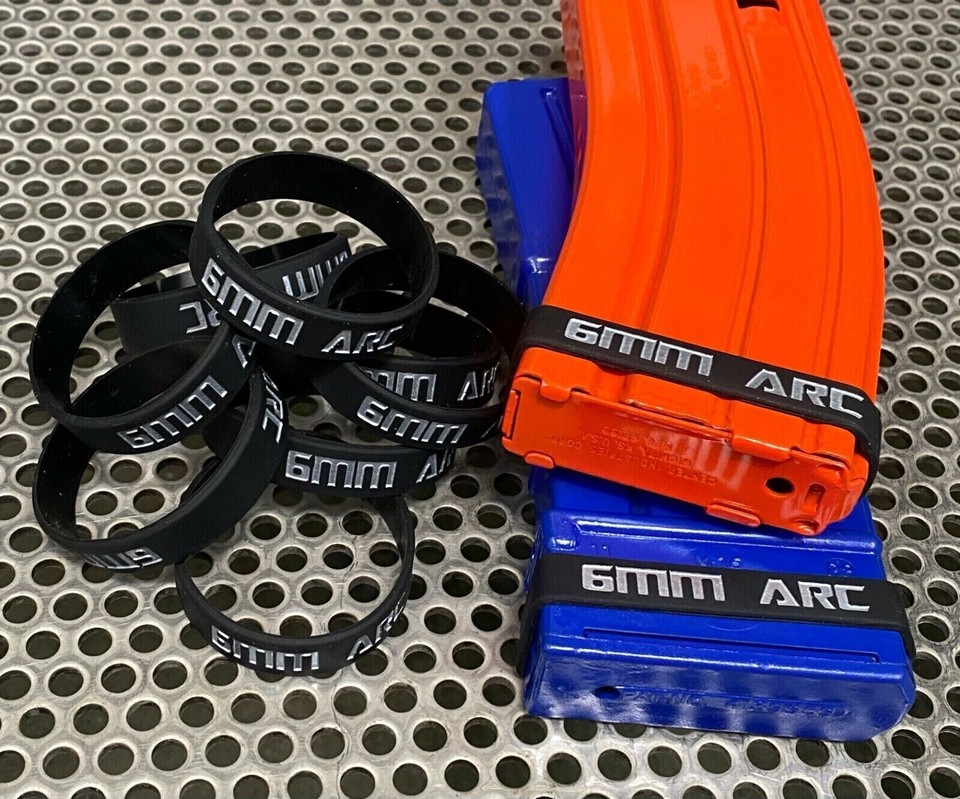 6 Pack Magazine ID Bands. 300 BLK, 5.56 NATO, 7.62X39 Mag ID Band. FREE ...