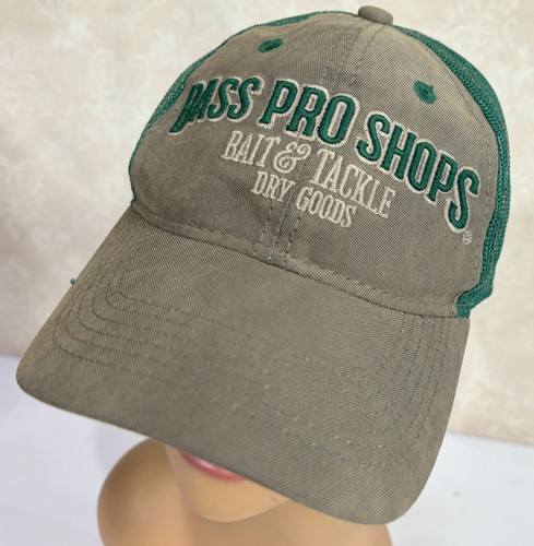 Bass Pro Shops Green Logo Retro Strapback Baseball Cap Hat | eBay