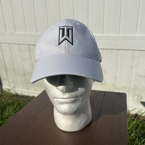 Nike Tiger Woods Hat Cap Mens Large White Black Golf RZN Vapor Outdoors ...