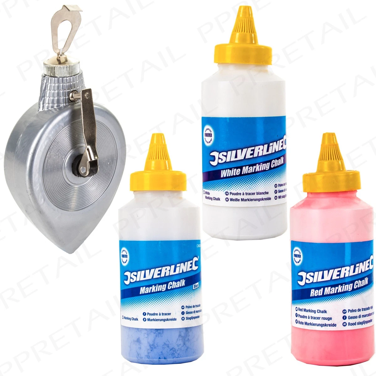 100' Chalk Line Reel W/ Red Powder, 54% OFF