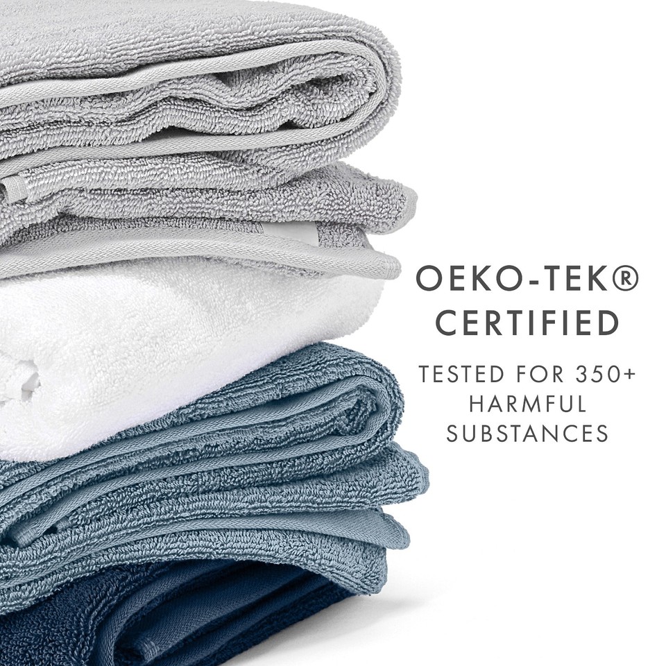4PC Luxury Spa Quality Towels by Kaycie Gray Basics Soft Quick Dry 100% ...