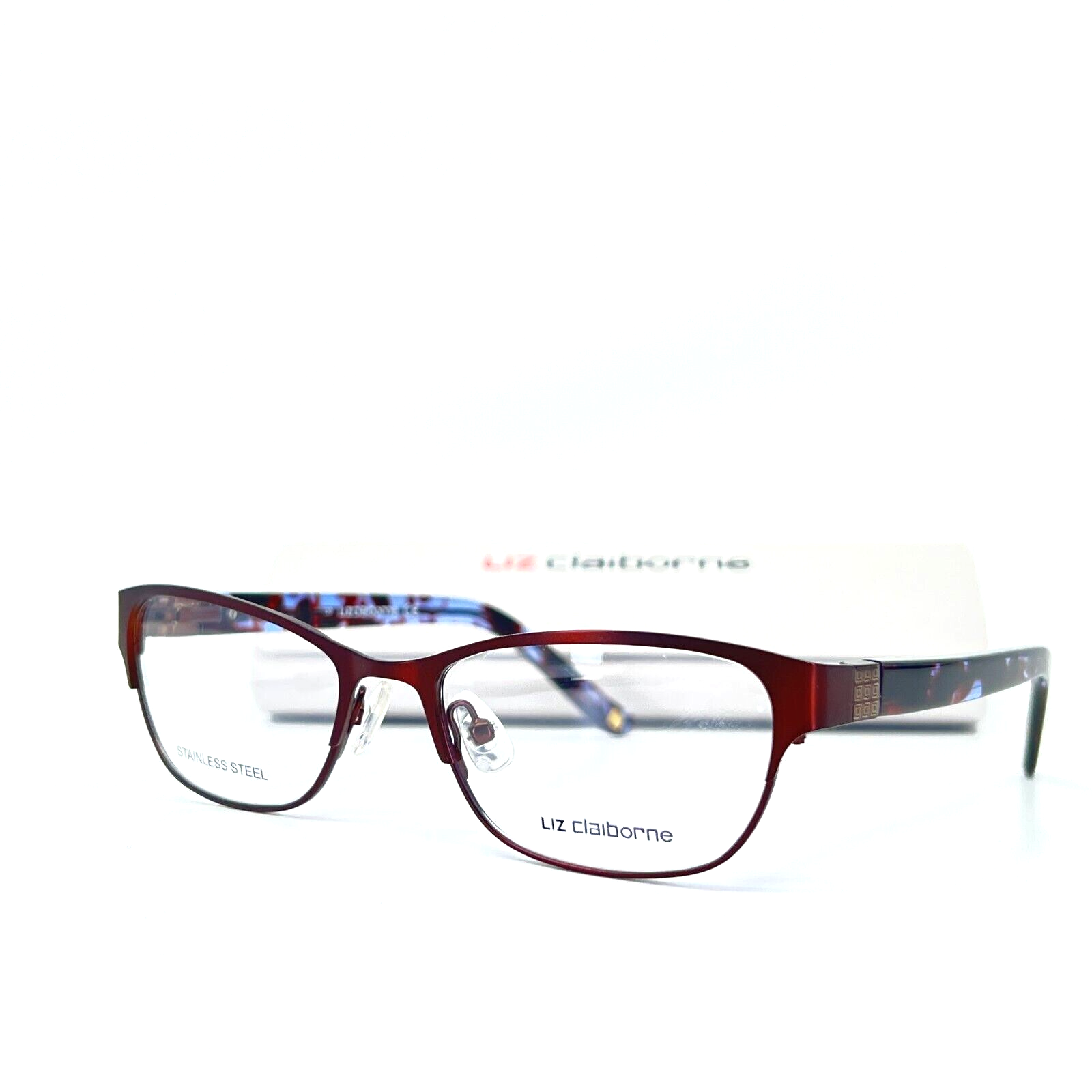 Liz Claiborne Eyeglasses L438 009Q Blue Brown Full Rim Frame 49[]16 130 ...