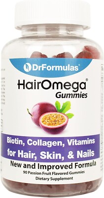 Hair Omega Hair Skin Nails Gummies Vitamin with Biotin, 5000 mcg For ...