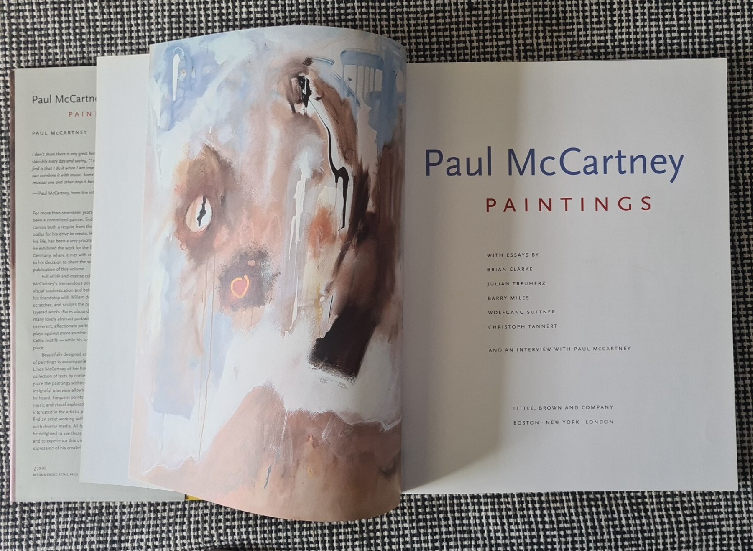 SIGNED Paul McCartney Paintings HB Book 1st Ed Bristol Arnolfini In ...