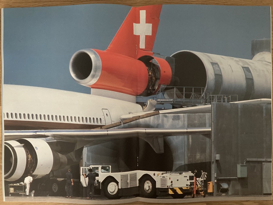 SWISSAIR AIRLINES PROFILE BROCHURE 1982 B747 DC10 DC9 ANNUAL REPORT | eBay