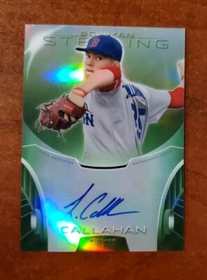 2013 Bowman Sterling Prospect Autographs #JCA Jamie Callahan Green /125 ...