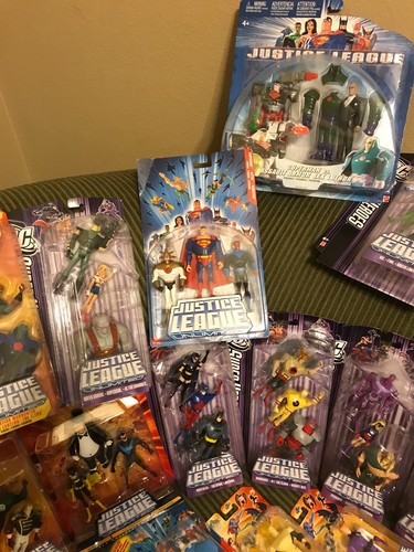 JLU Justice League Unlimited Action Figures Huge Lot 1-2-3-4-6 Figures ...