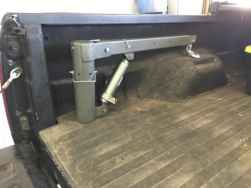 1/2 Ton Capacity Pickup Truck Crane Swivel Jack Extra Lift Hoist Load ...