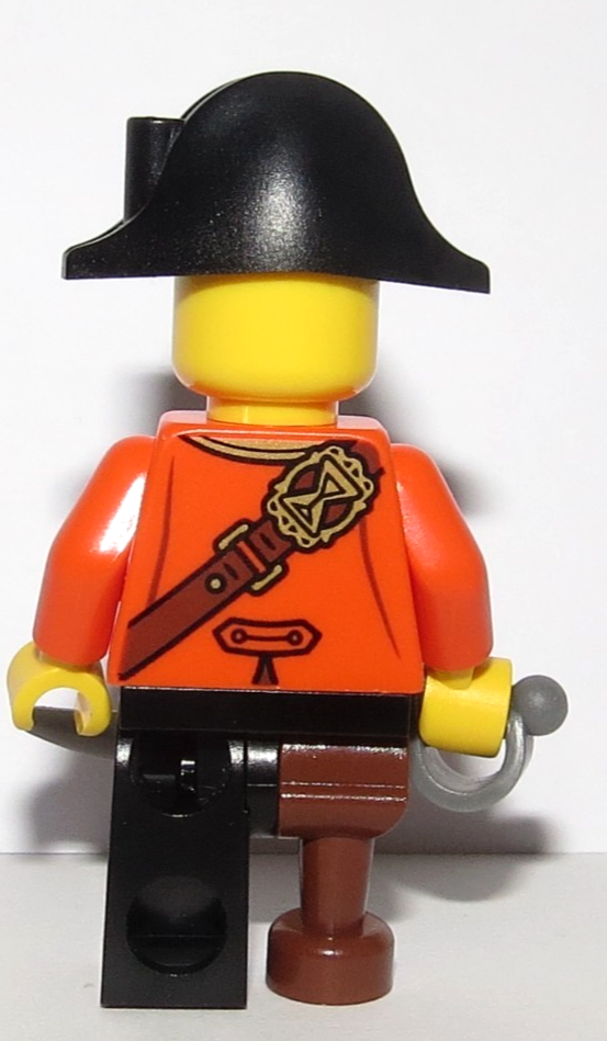 LEGO Pirate Captain Minifigure With Sword Skull Hat | eBay UK