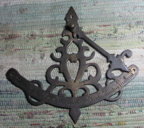 Vintage Solid Brass Mariner's Quadrant Scale Pendulum Inclinometer Ship ...