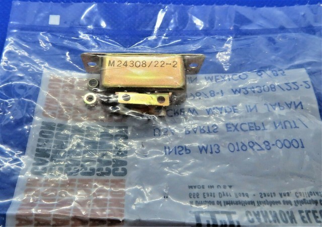 ITT CANNON M24308/22-2 D-SUBMINIATURE PLUG BACKSHELL (S-1) | eBay