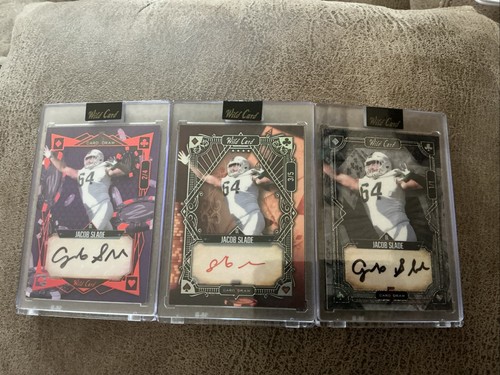 2023 Wild Card Jacob 5 Card Draw Jacob Slade 3-card Lot | eBay