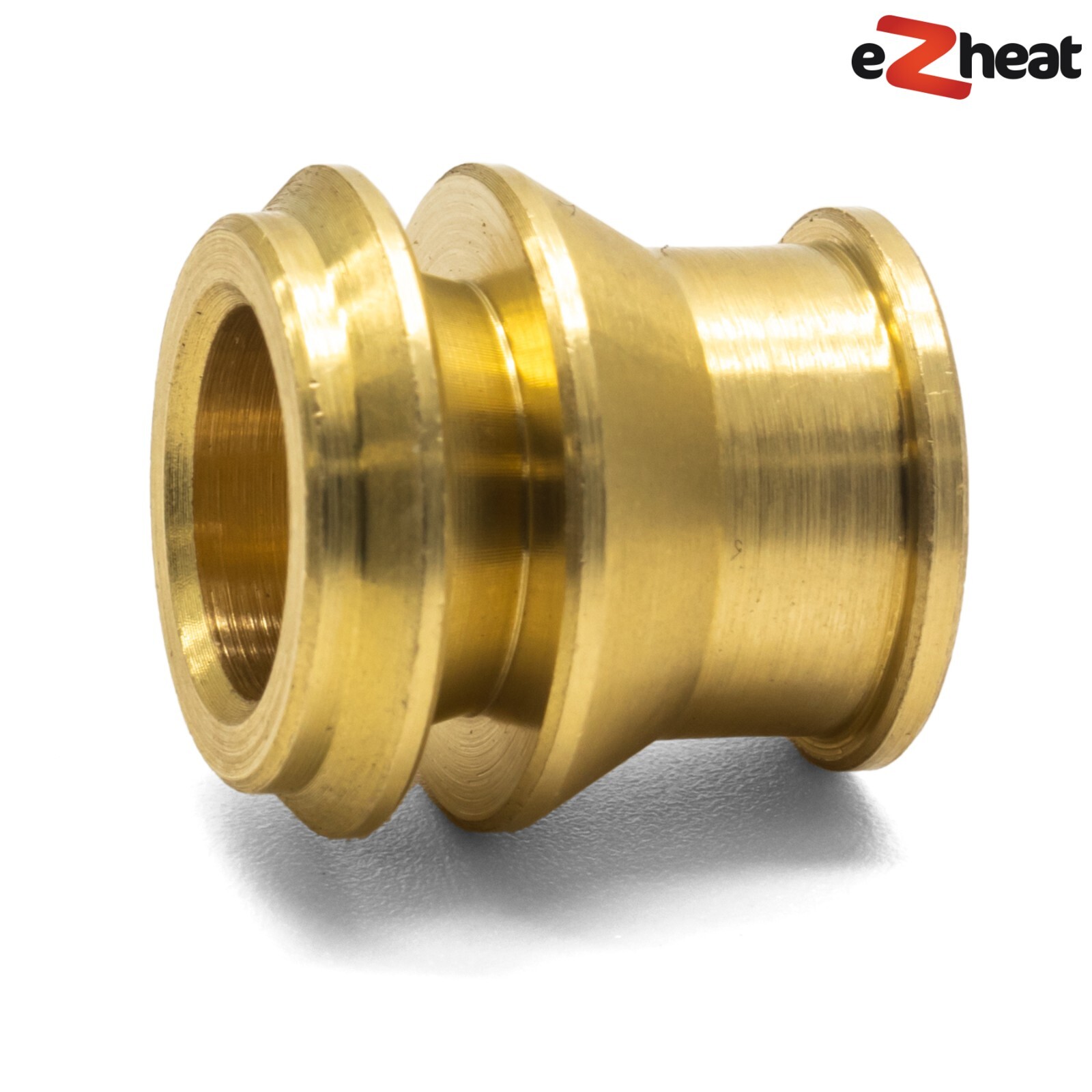 Brass TRV Radiator Reducer Compression Valve Adaptor - 15mm to 10mm ( 2 ...