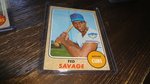 1968 TOPPS # 119 TED SAVAGE BASEBALL CARD | eBay
