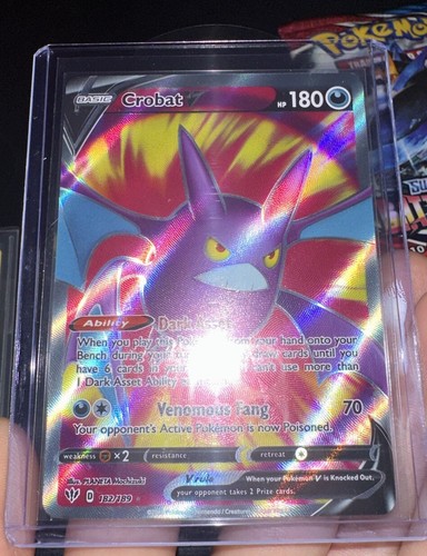 Crobat V - 182/189 Darkness Ablaze FULL ART Pokemon - NM/MINT | eBay