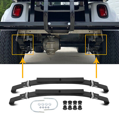 Heavy Duty Rear Leaf Springs For Club Car DS Golf Cart 1981+ 3 Leafs ...