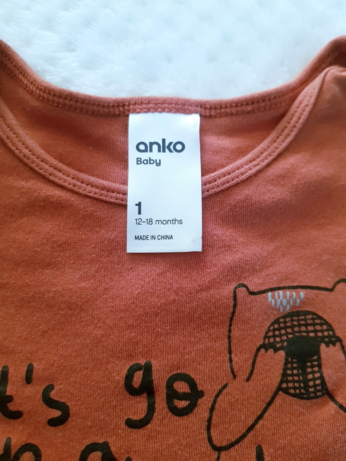 Anko Baby Boys Size 1 Bodysuit 'Let's Go On A Bear Hunt' | eBay Australia