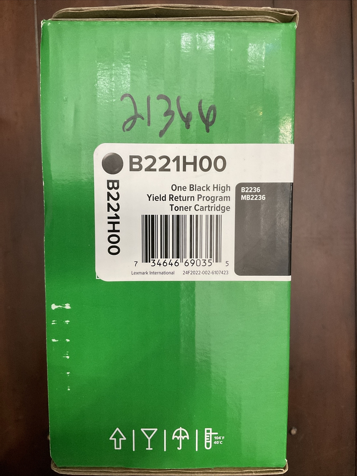 Lexmark B221H00 High Yield Return Program Toner Catridge - Black for ...