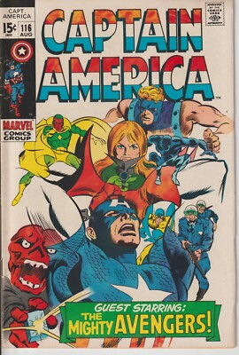 Captain America #116 / 1969 Silver Age / Very Good / See Scan | eBay
