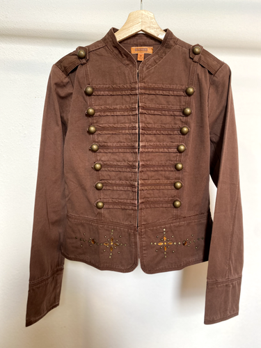 Lucy Clothing Military Jacket Size:M 100% Cotton | eBay