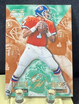 🔥1996 Pinnacle Summit Quarter Horses #196 John Elway Broncos/NFL/HOF ...