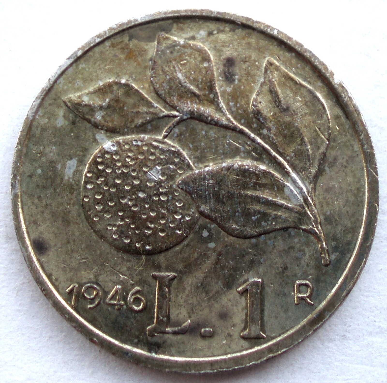 ITALY 1 LIRA 1946 FAC SIMILE Souvenir Token 20mm 3.2g LL6.6 | eBay