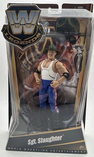 WWE Mattel Elite Legends Sgt. Slaughter Wrestling Figure Series 1 WWF ...